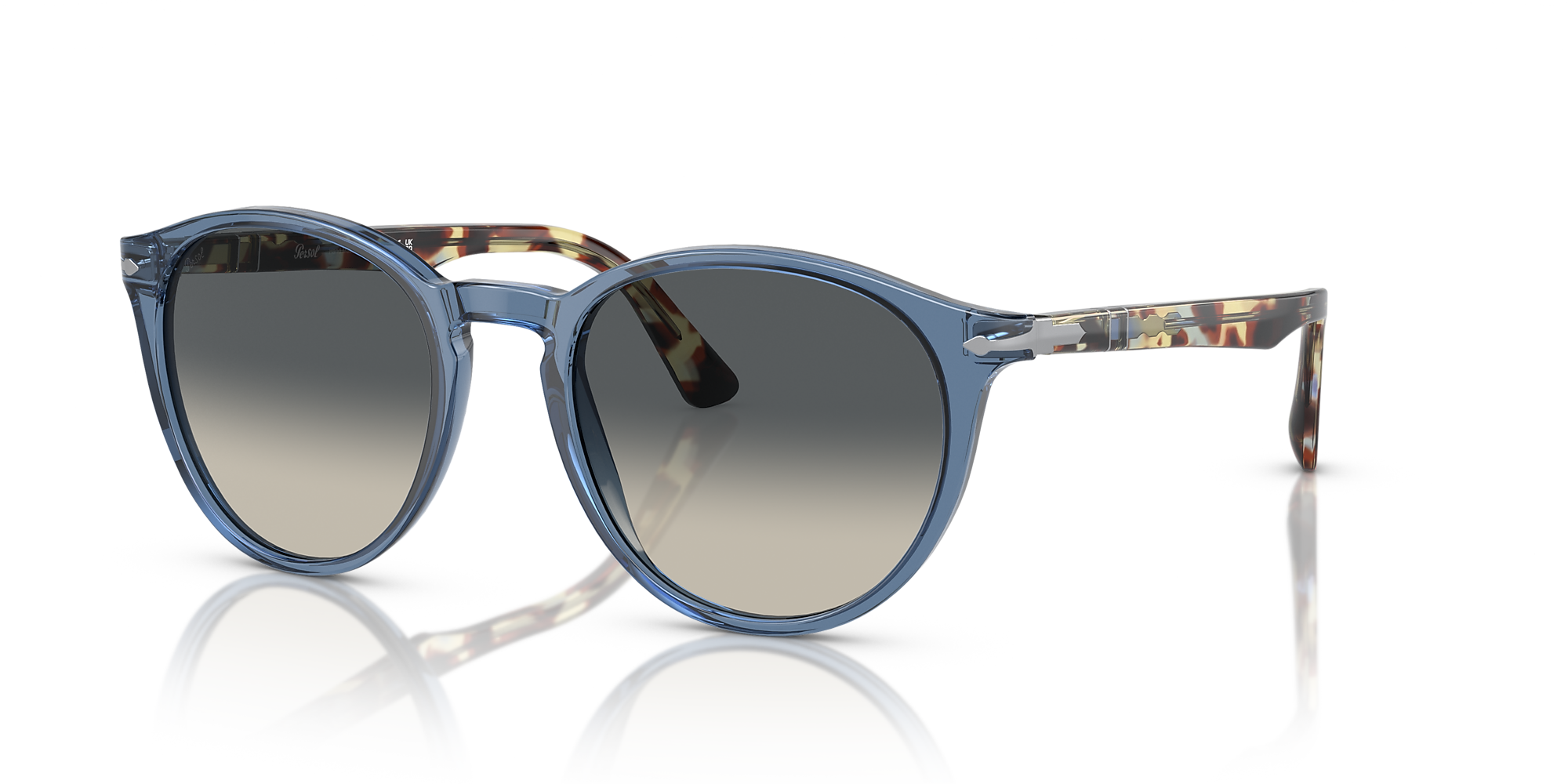 Persol PO3152S 52 Light Grey Gradient Dark Grey & Transparent Navy ...