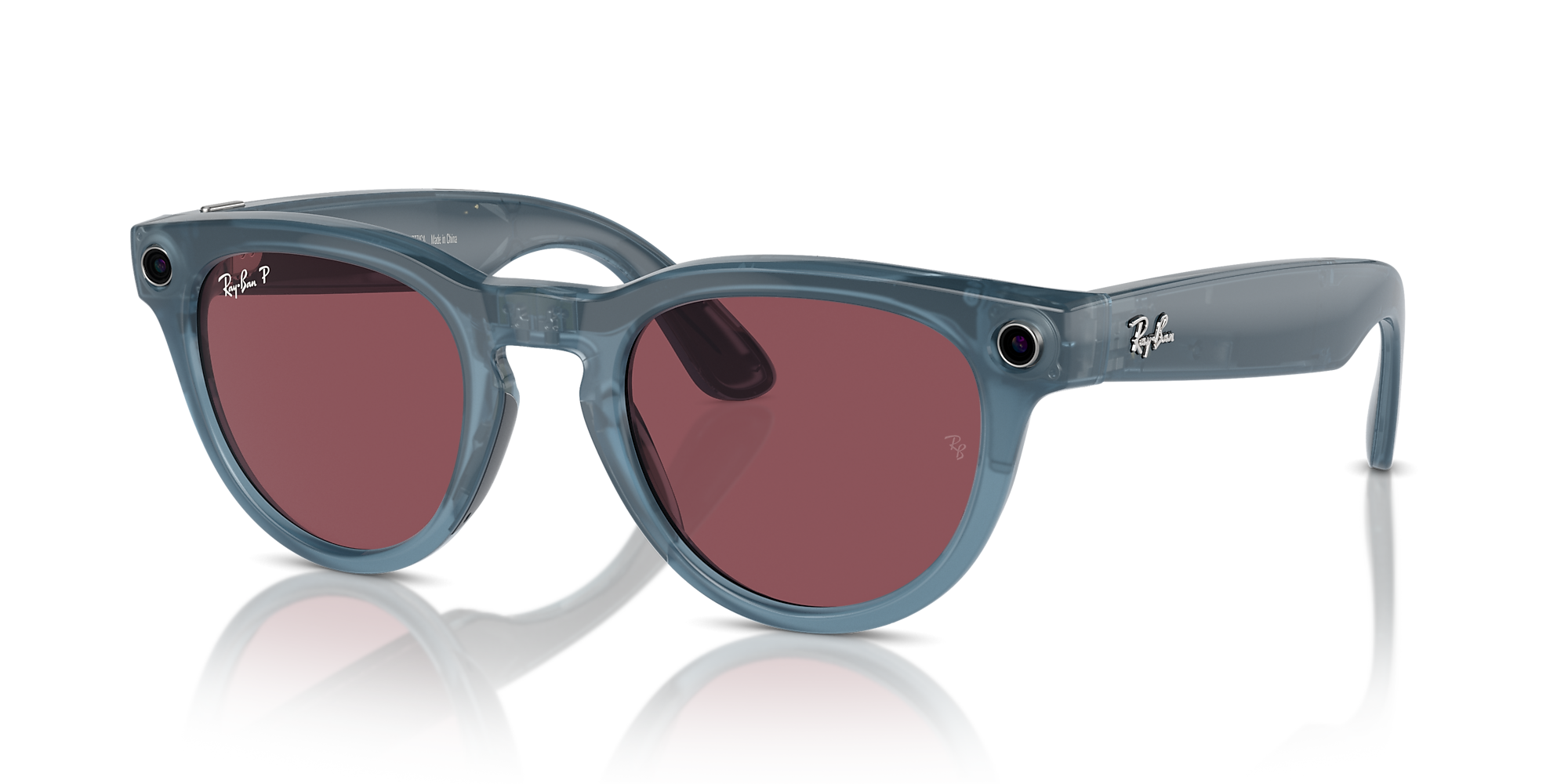 Ray-Ban RW4009 Ray-Ban | Meta Headliner 50 Dusty Red & Jeans Polarized ...