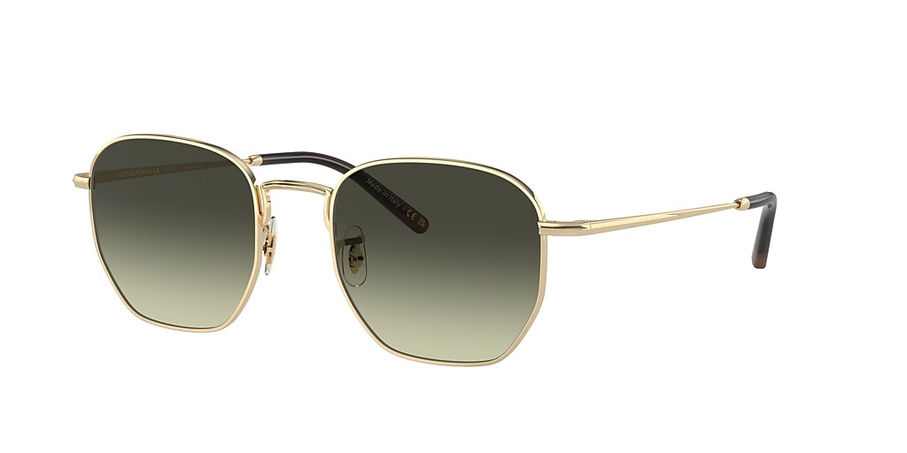 Oliver Peoples OV1331S Kierney Sun 51 G-15 Gradient & Gold Sunglasses ...