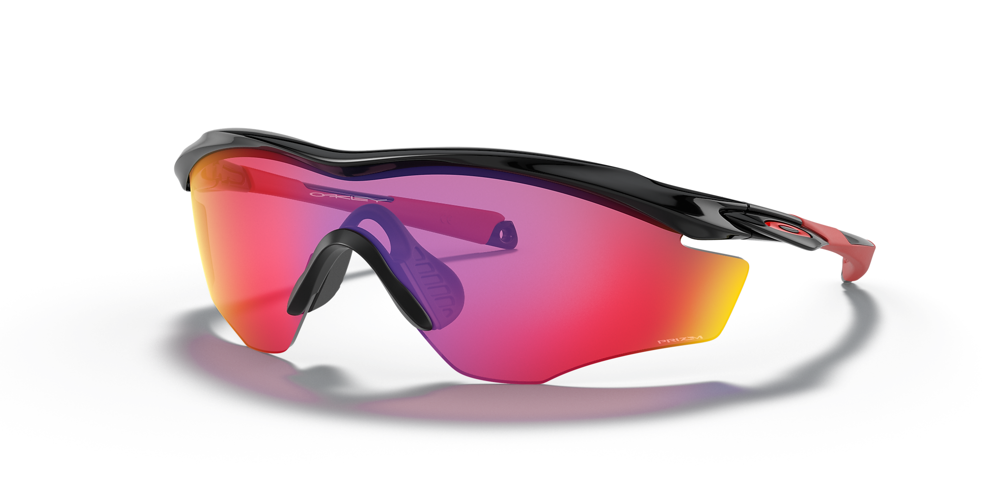 Oakley OO9343 M2 Frame® XL 01 Prizm Road & Polished Black Sunglasses ...