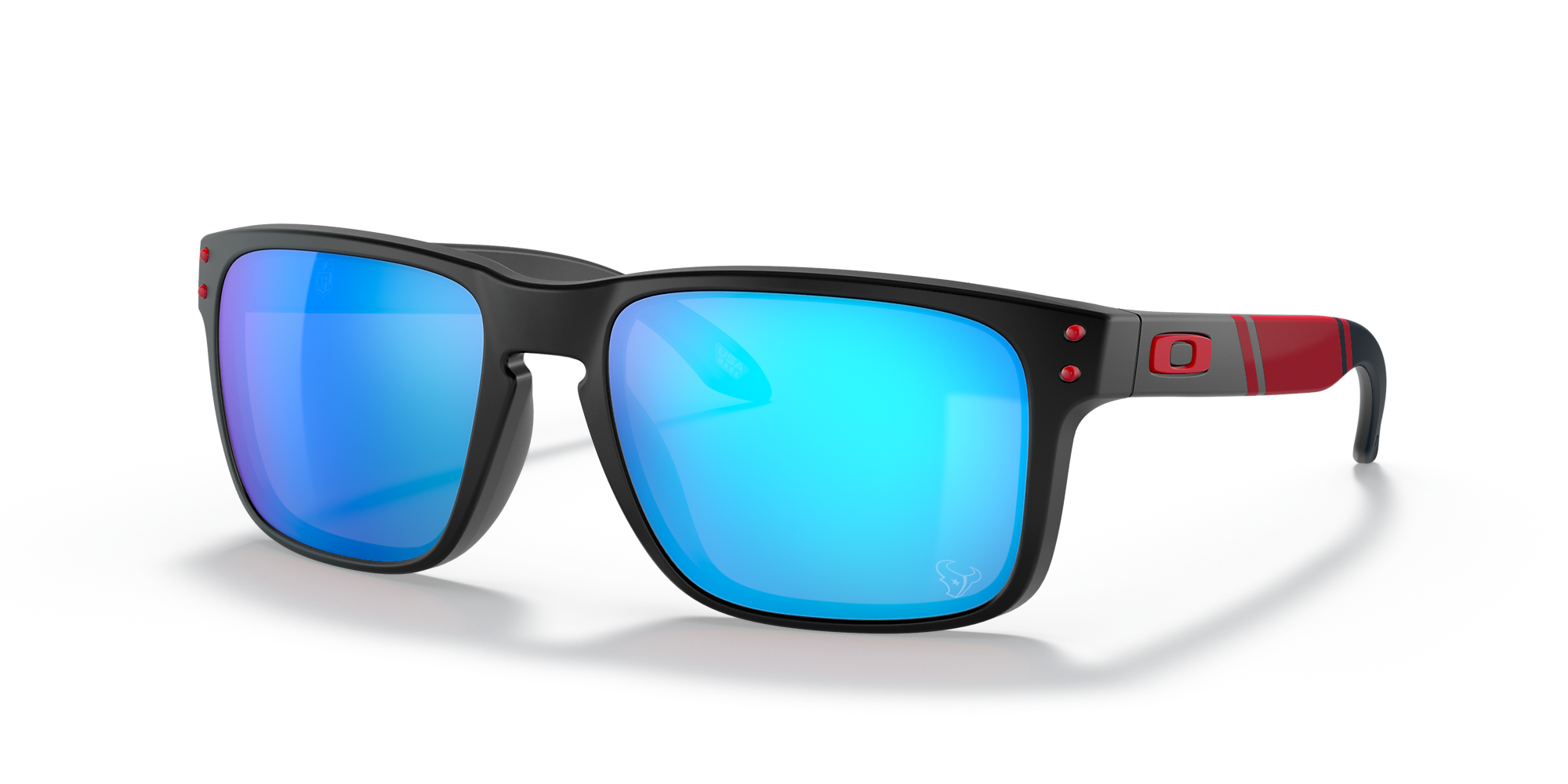 Oakley OO9102 Houston Texans Holbrook™ 57 Prizm Sapphire & Matte Black ...