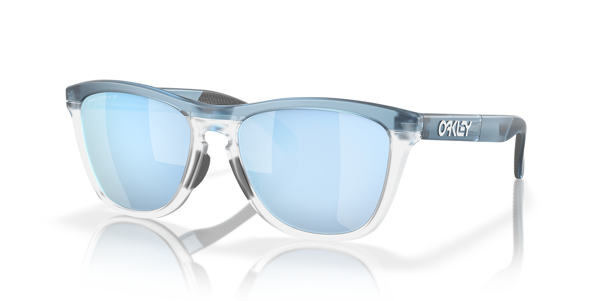 Oakley OO9284A Frogskins™ Range (Low Bridge Fit) 55 Prizm Deep Water ...