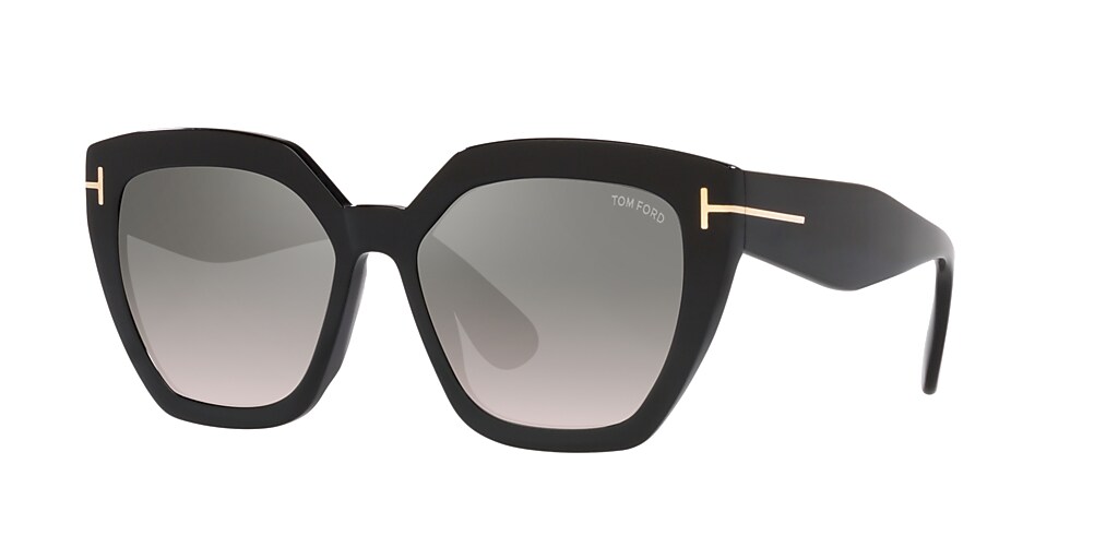 Tom Ford FT0939 56 Grey Gradient & Black Shiny Sunglasses | Sunglass ...
