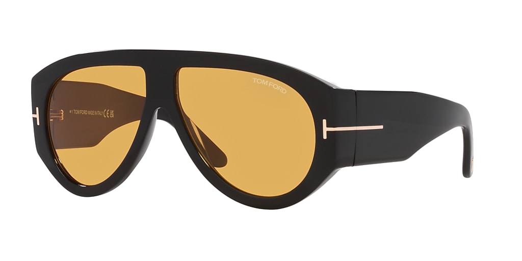 Tom Ford FT1044 60 Brown & Black Shiny Sunglasses | Sunglass Hut USA