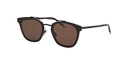 Saint Laurent YS000092 61 Grey-Black & Black Sunglasses | Sunglass Hut USA