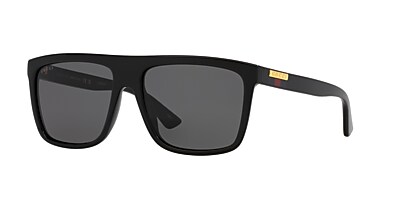 Gucci GG0748S 59 Grey & Gold Light Sunglasses | Sunglass Hut Australia