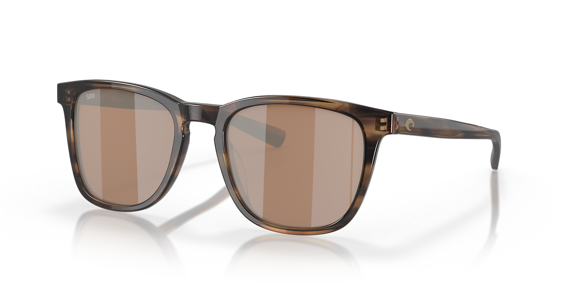 Costa 6S2002 Sullivan 53 Copper Silver Mirror & Salt Marsh Polarized ...