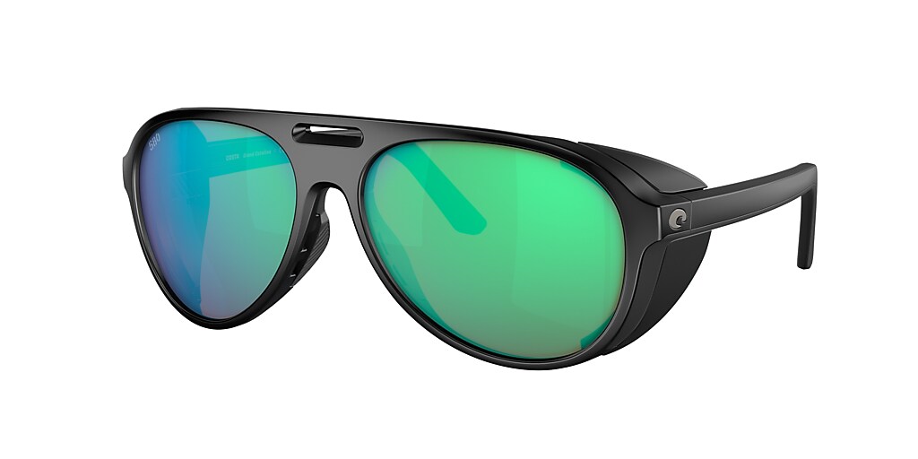 Costa 6S9117 Grand Catalina 59 Green Mirror & Matte Black Polarized ...